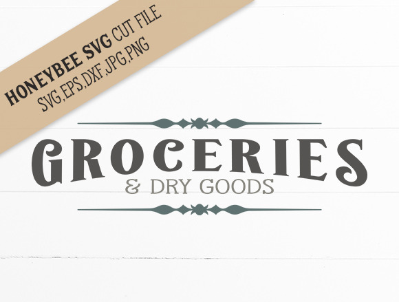 Groceries and Dry Goods, an Illustration by JBArt Clipart
