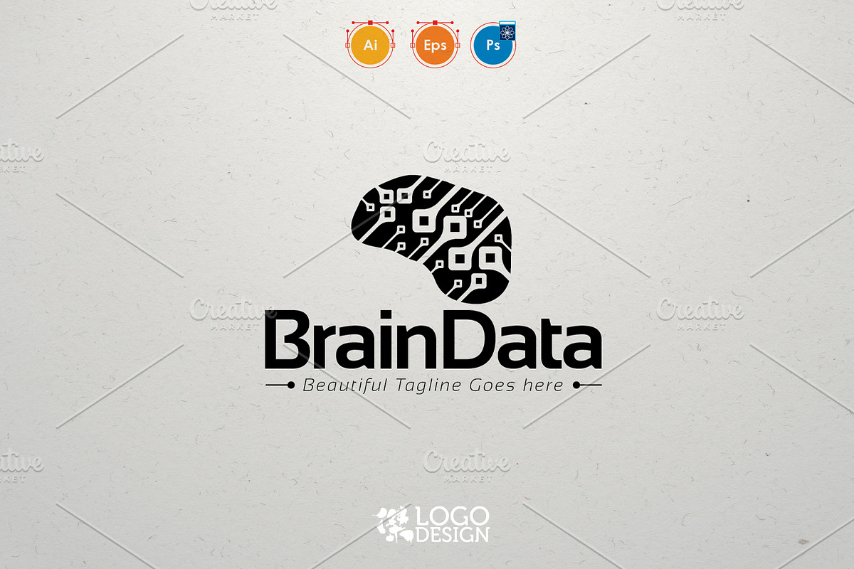 Brain Data, a Branding & Logo Template by KitCreativeStudio2