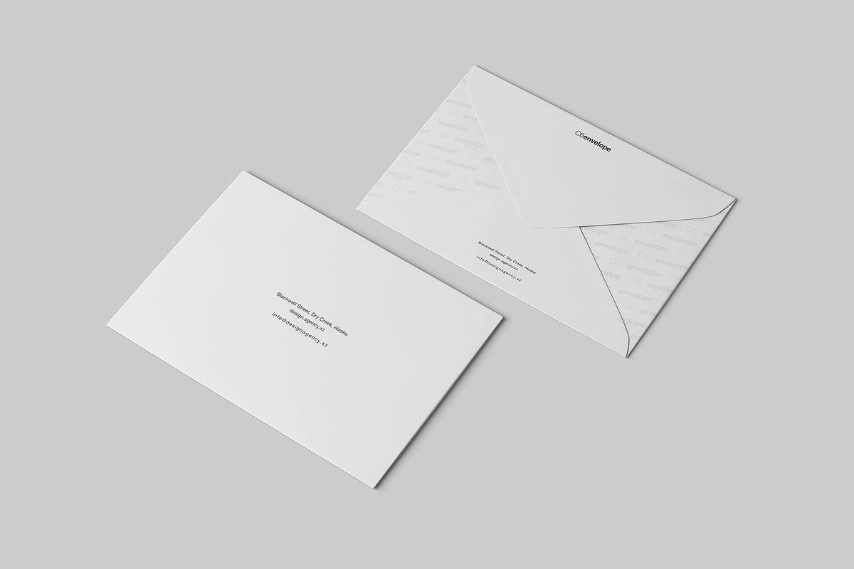 C6 Envelope Mockup, a Packaging Mockup by Graphic Pear