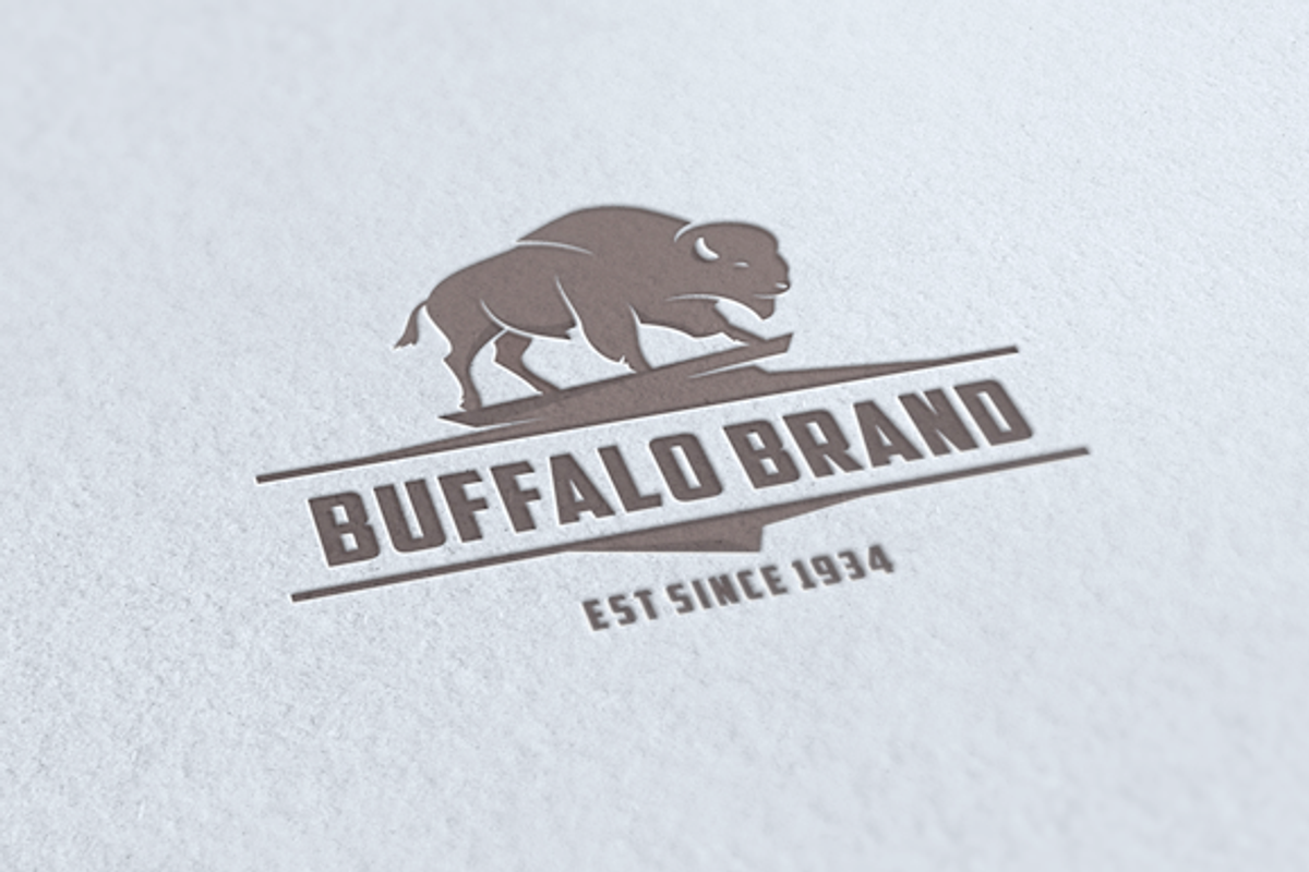Buffalo Brand Logo, a Branding & Logo Template by MotionMount