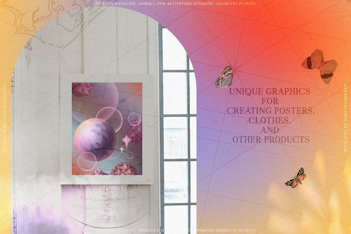 Incredible Collage, an Object Graphic by nadispasibenko | Creative Market