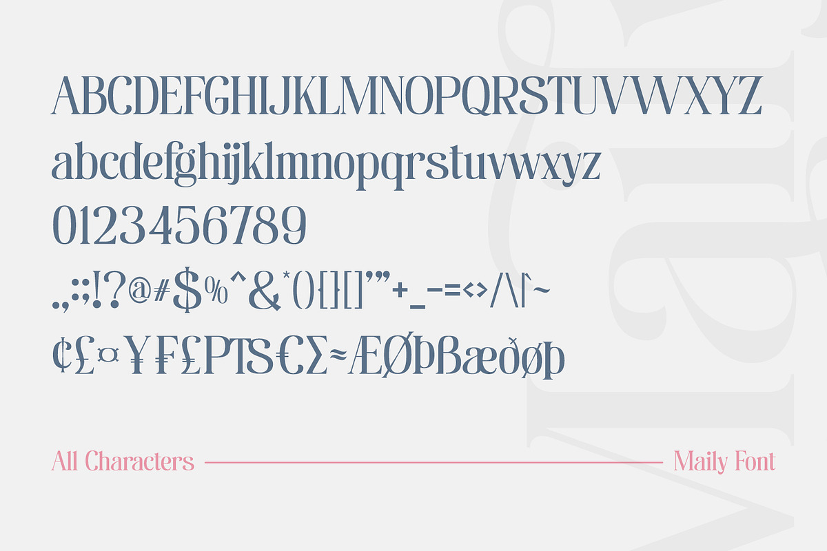 Maily, a Script Font by Nathatype
