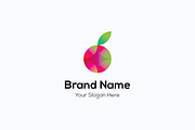 Apple fruit logo, a Branding & Logo Template by Vitalliy