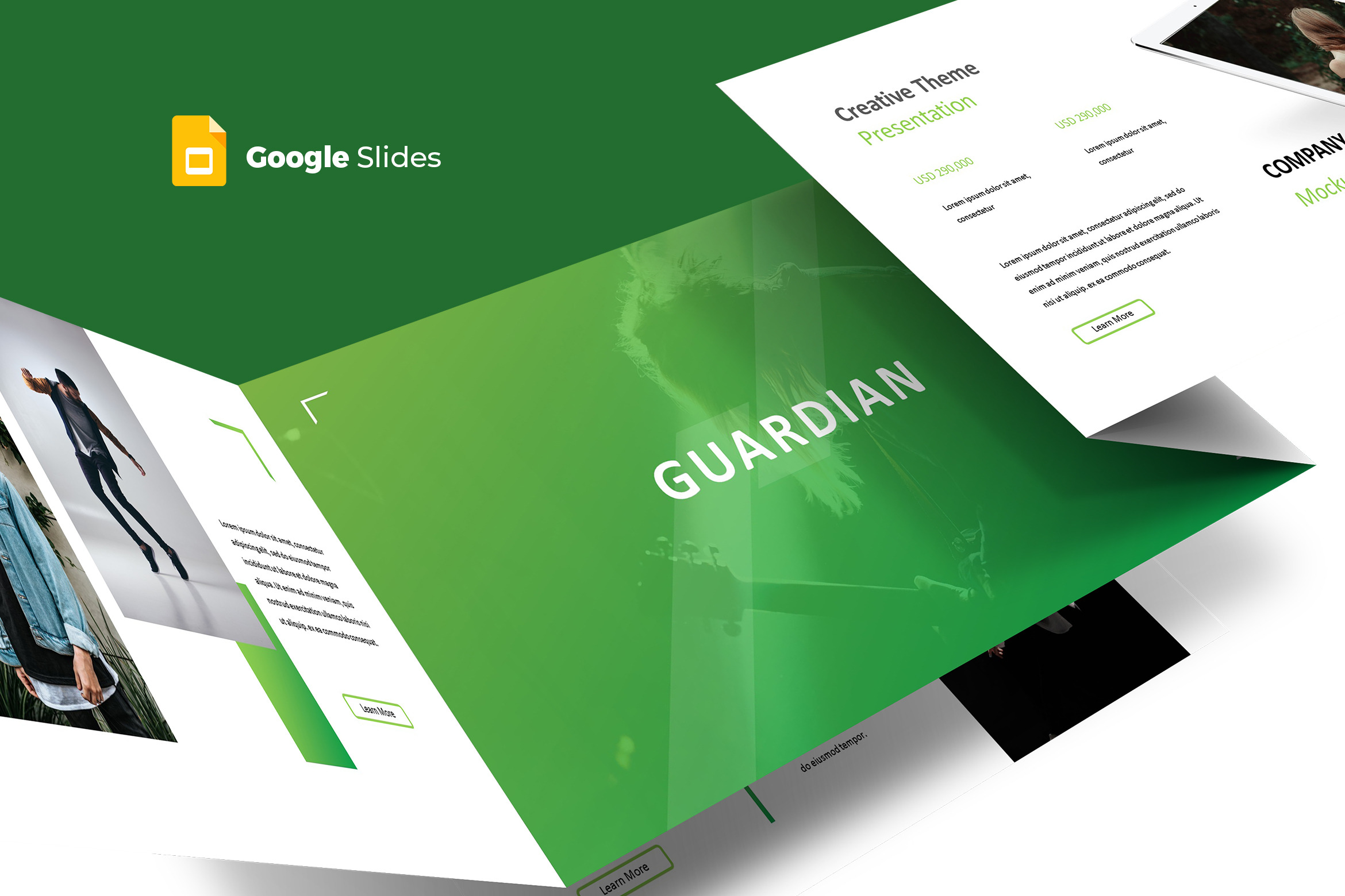 Guardian - Google Slides Template, a Presentation Template by AQR Studio