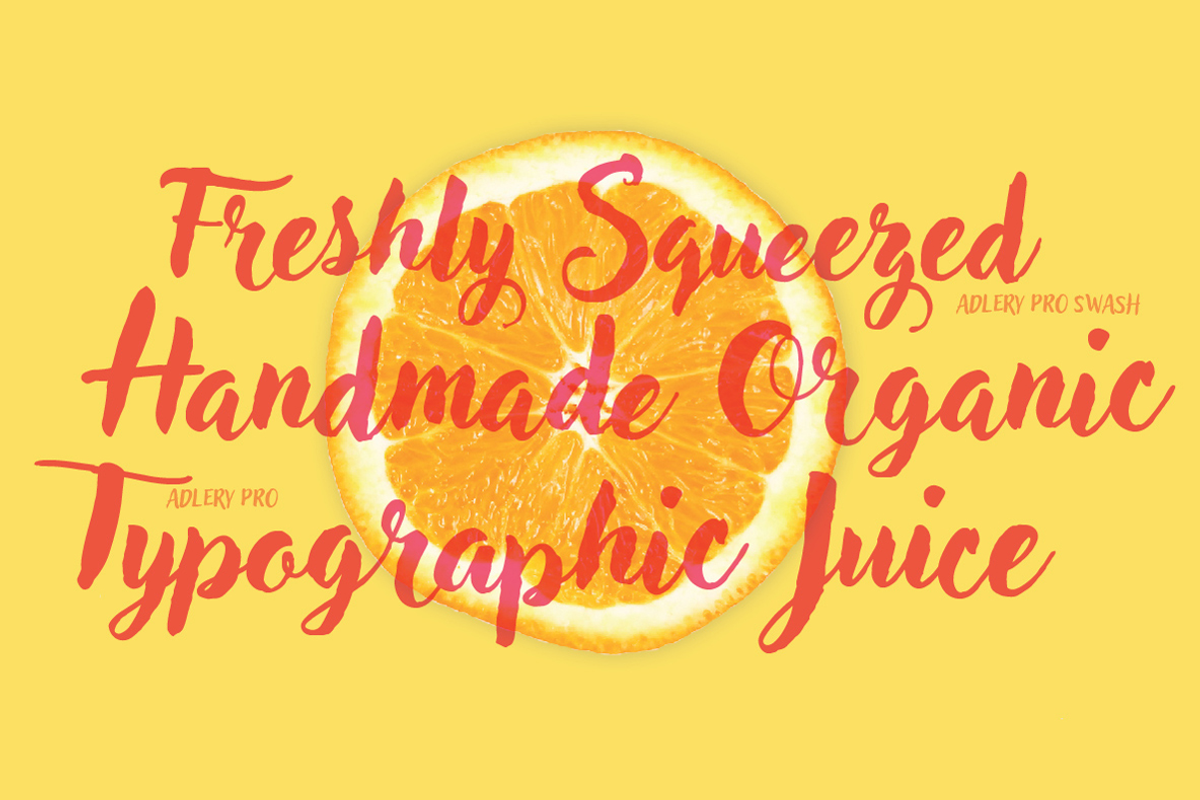 Adlery Pro Font Duo, a Script Font by Zetafonts