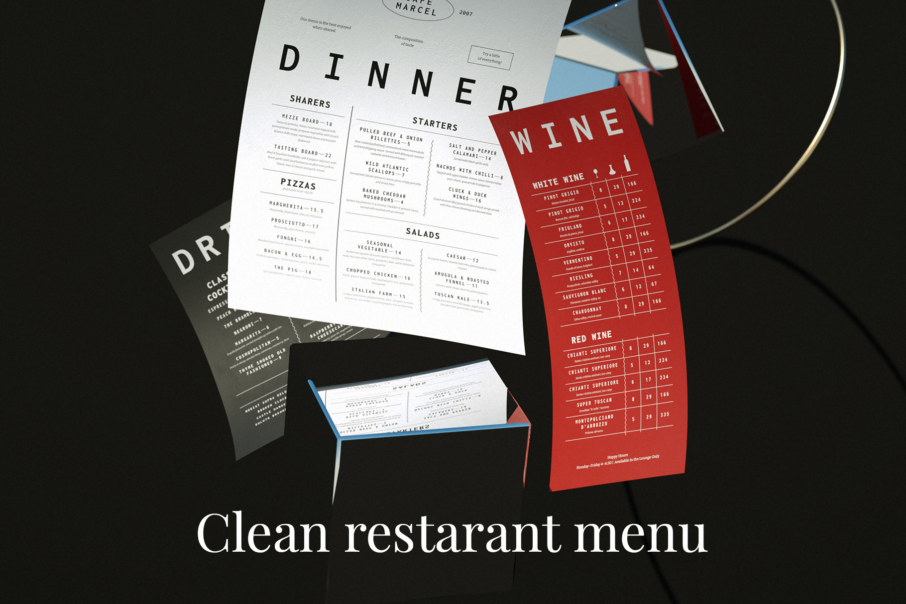 Download Clean Restaurant Menu