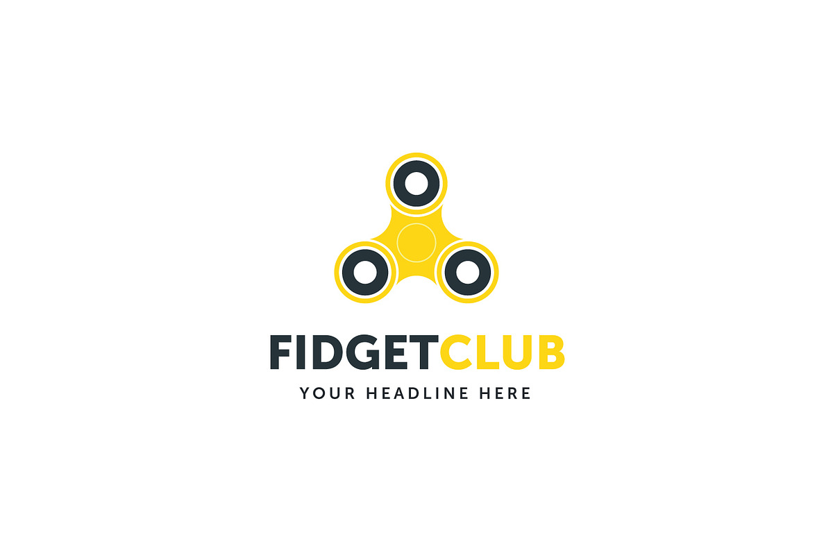 Fidget Club Logo Template, a Branding & Logo Template by PixaSquare ...