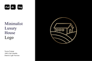 Minimalist Luxury House Logo | Creative Market