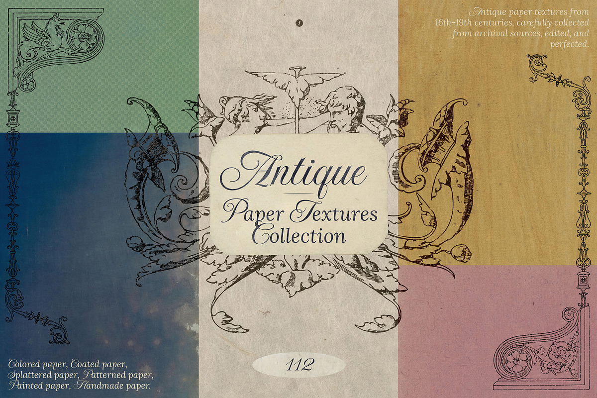 Antique Paper Textures Collection, a Texture Graphic by Freezerondigital