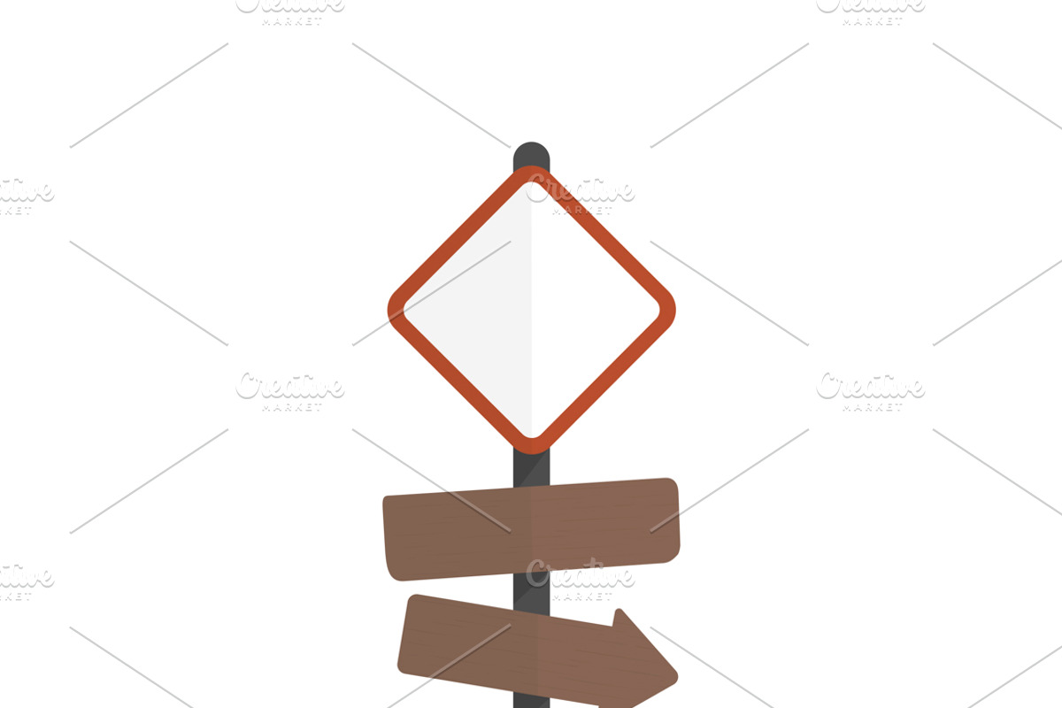 Illustration of blank sign vector, an Object Illustration by rawpixel ...
