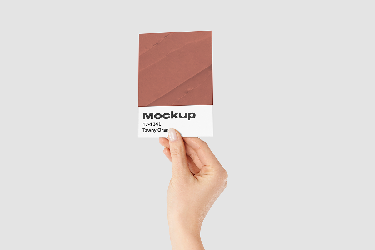 Pantone Cards Mockup, a Print Template by Mockupdaddy