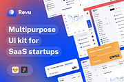 Revu - Multipurpose UI kit for SaaS, an UI Kit Template by WhiteUI.Store | Creative Market