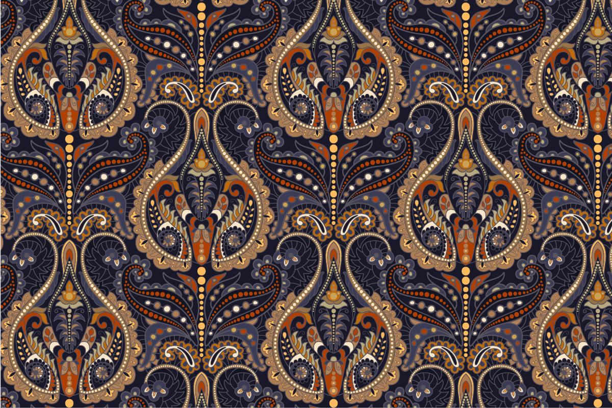 10 Vintage Paisley Patterns, a Pattern Graphic by Sunny_Lion