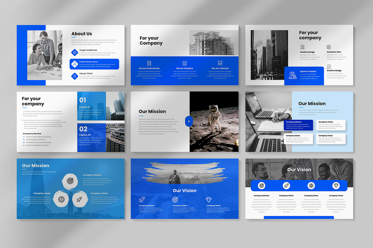 Business Google Slides Presentation, a Presentation Template by GenerousArt