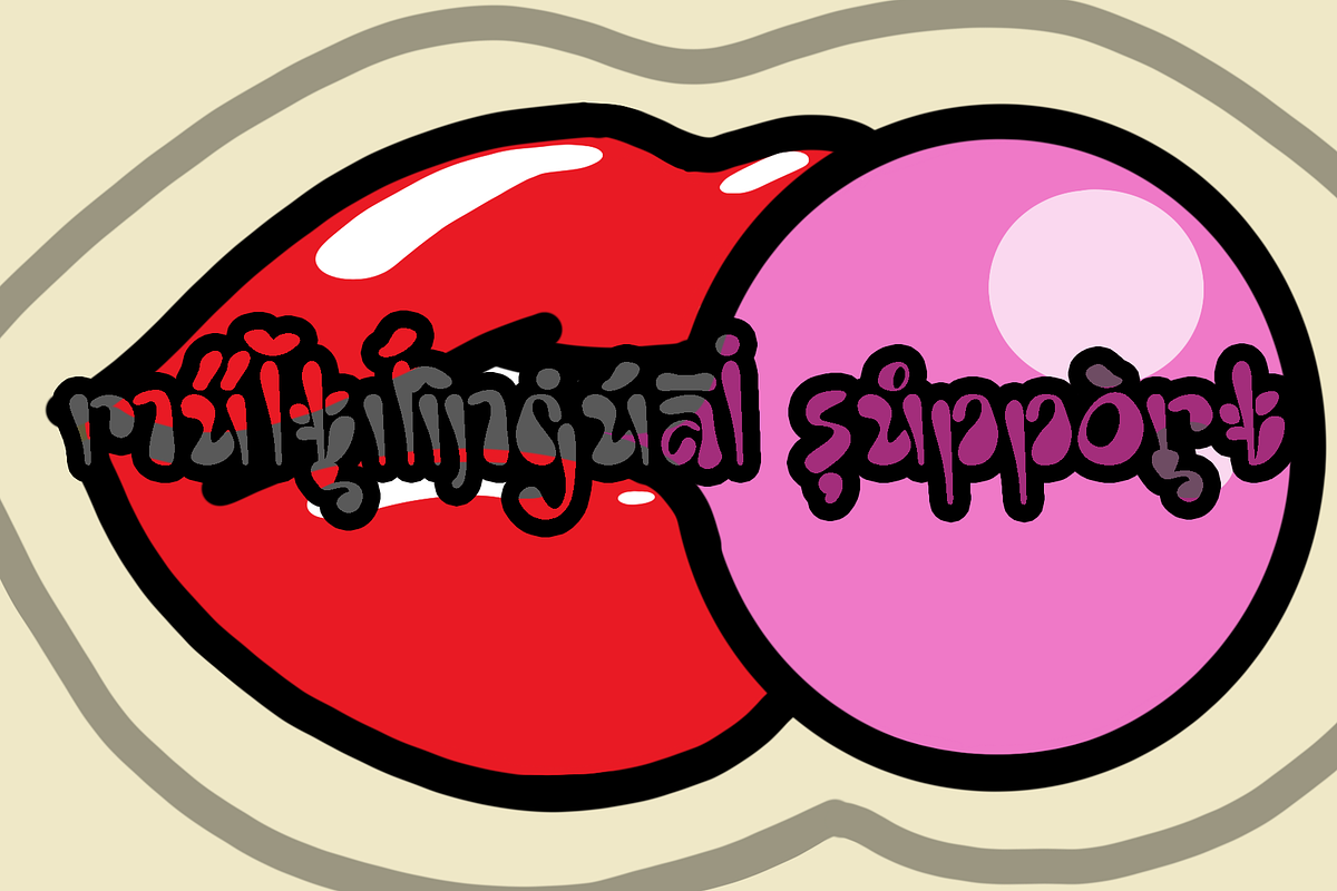 Gumball Machine Typeface, a Font by Rachel McBride Creative