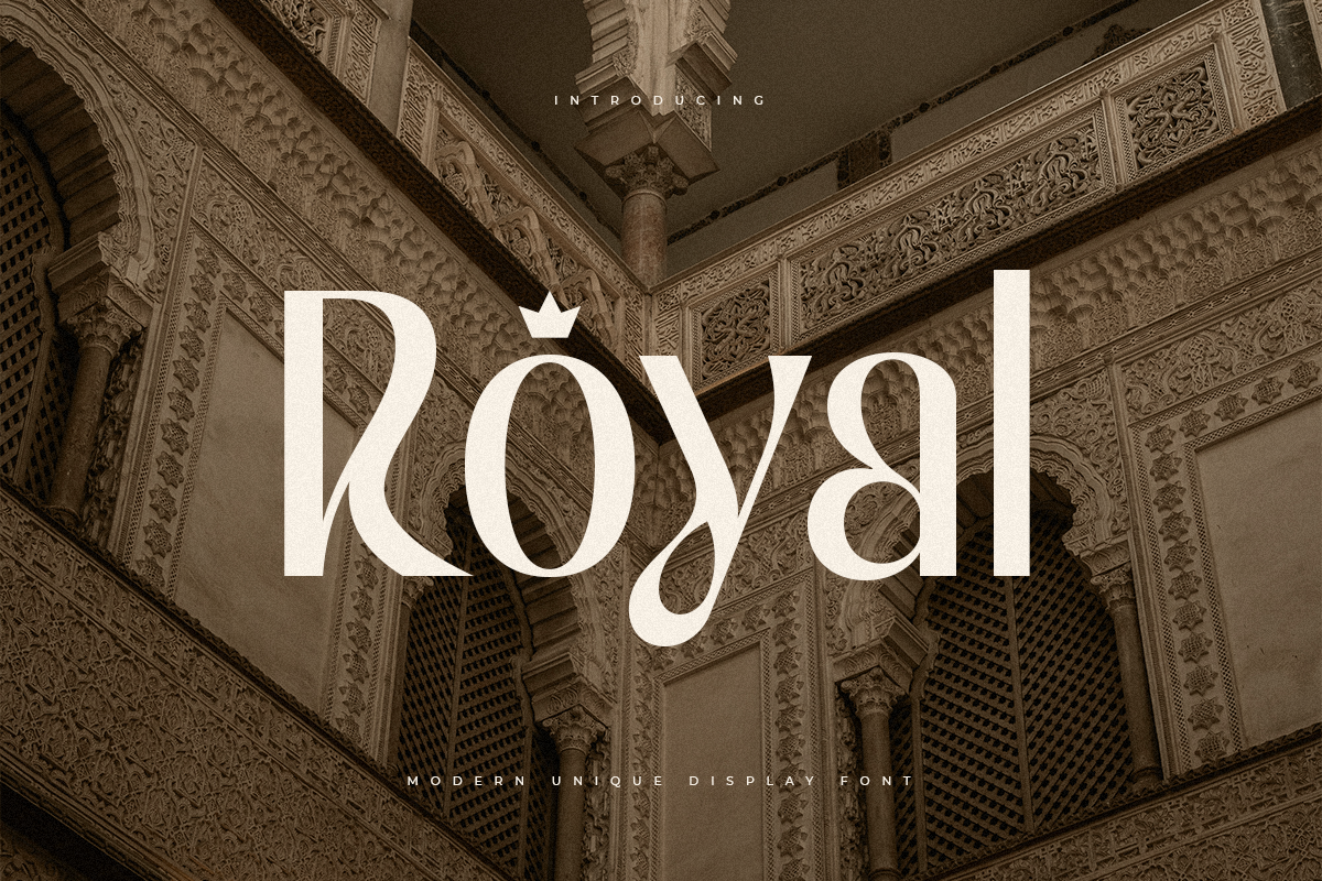 Royal - Modern Unique Display Font