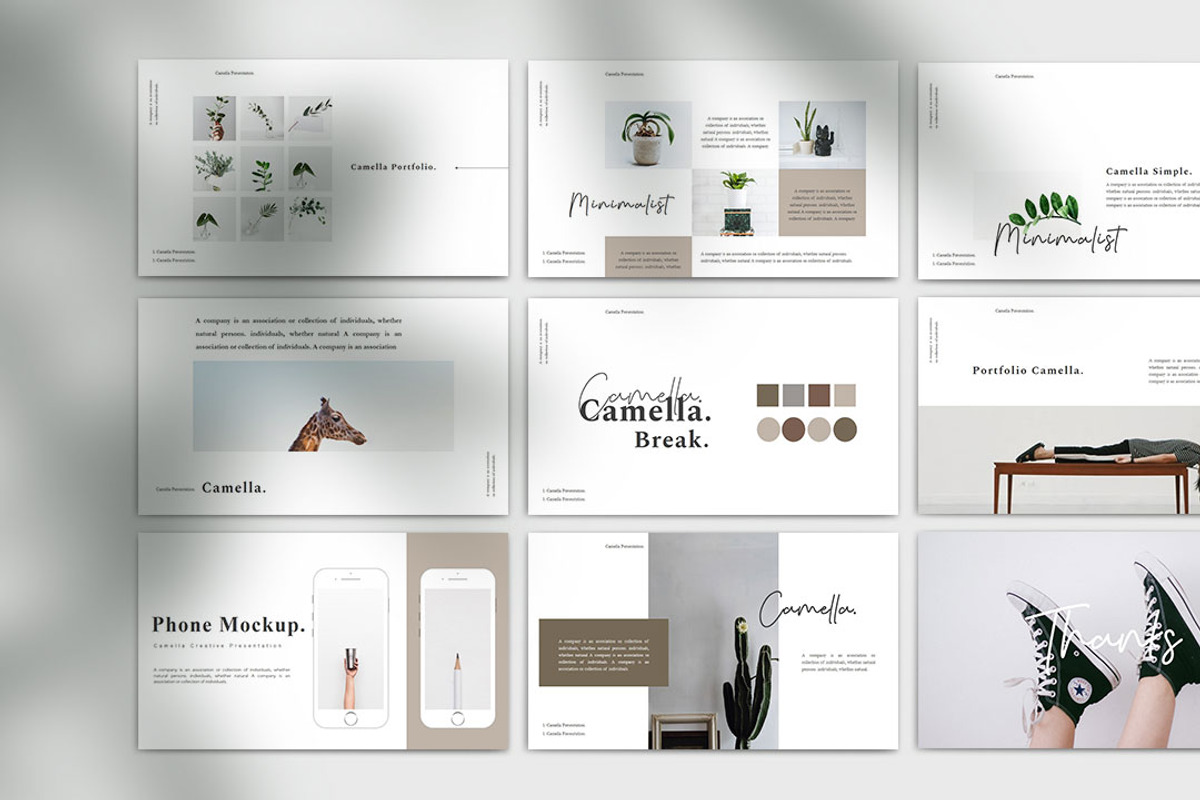 Camella Powerpoint Template, a Presentation Template by TypeMakers