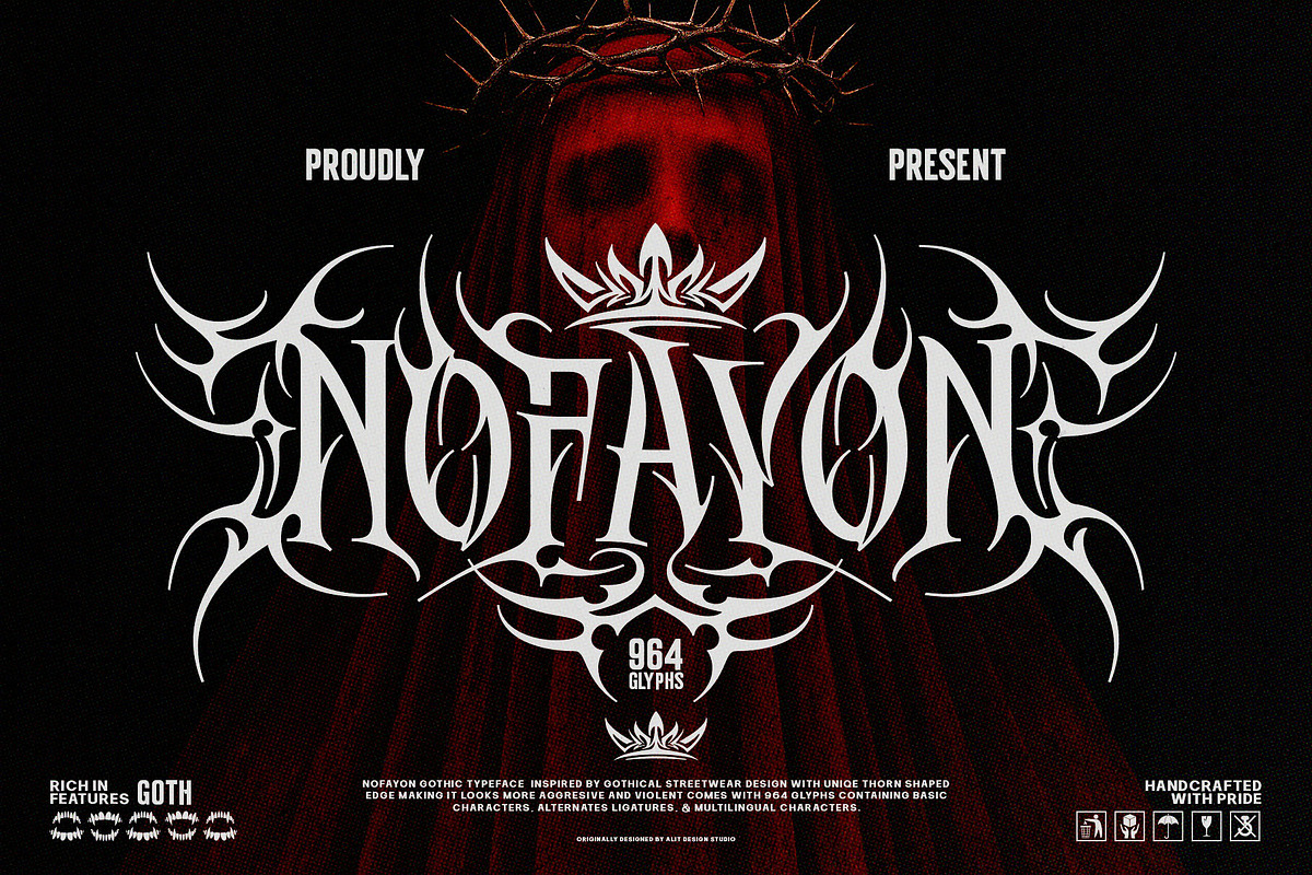 Nofayon Typeface, a Serif Font by alit design