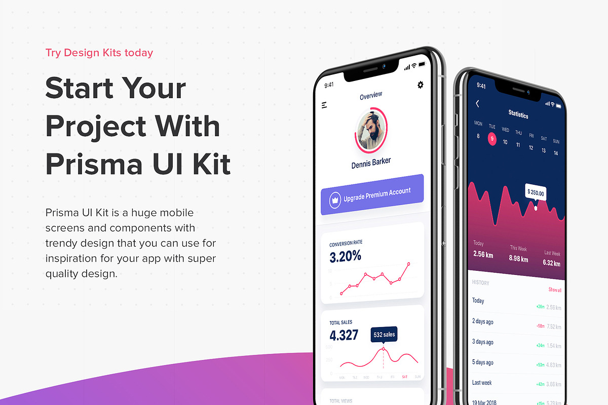 Prisma UI Kit, an UI Kit Template by hoangpts
