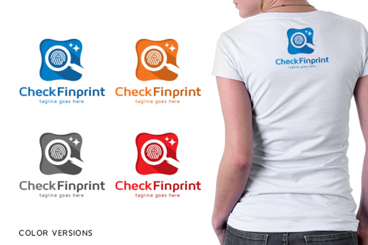 Check Fingerprint Logo Template, a Branding & Logo Template by ...