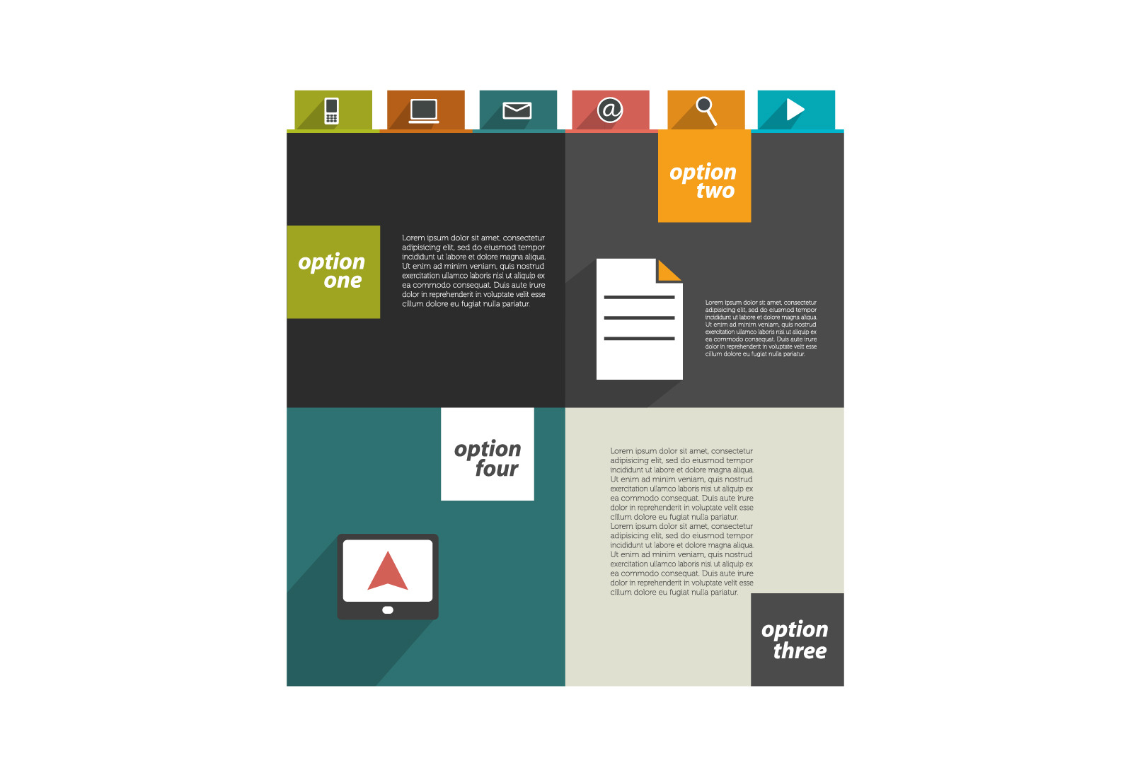 Table, schedule, box diagram., an Object Graphic by VectorAN