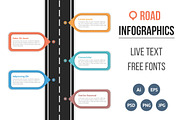 Road Infographics | Graphics ~ Creative Market