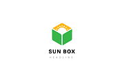 Sun box logo template., a Branding & Logo Template by Anton Akhmatov