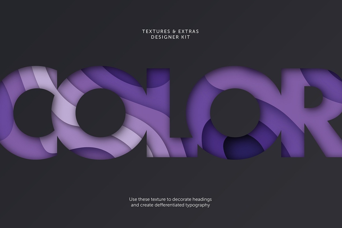 Colorful Paper Cut Textures