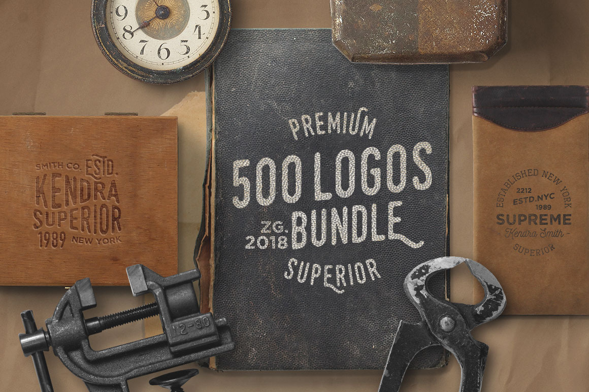 500 Logos Bundle, a Branding & Logo Template by Graphicdome