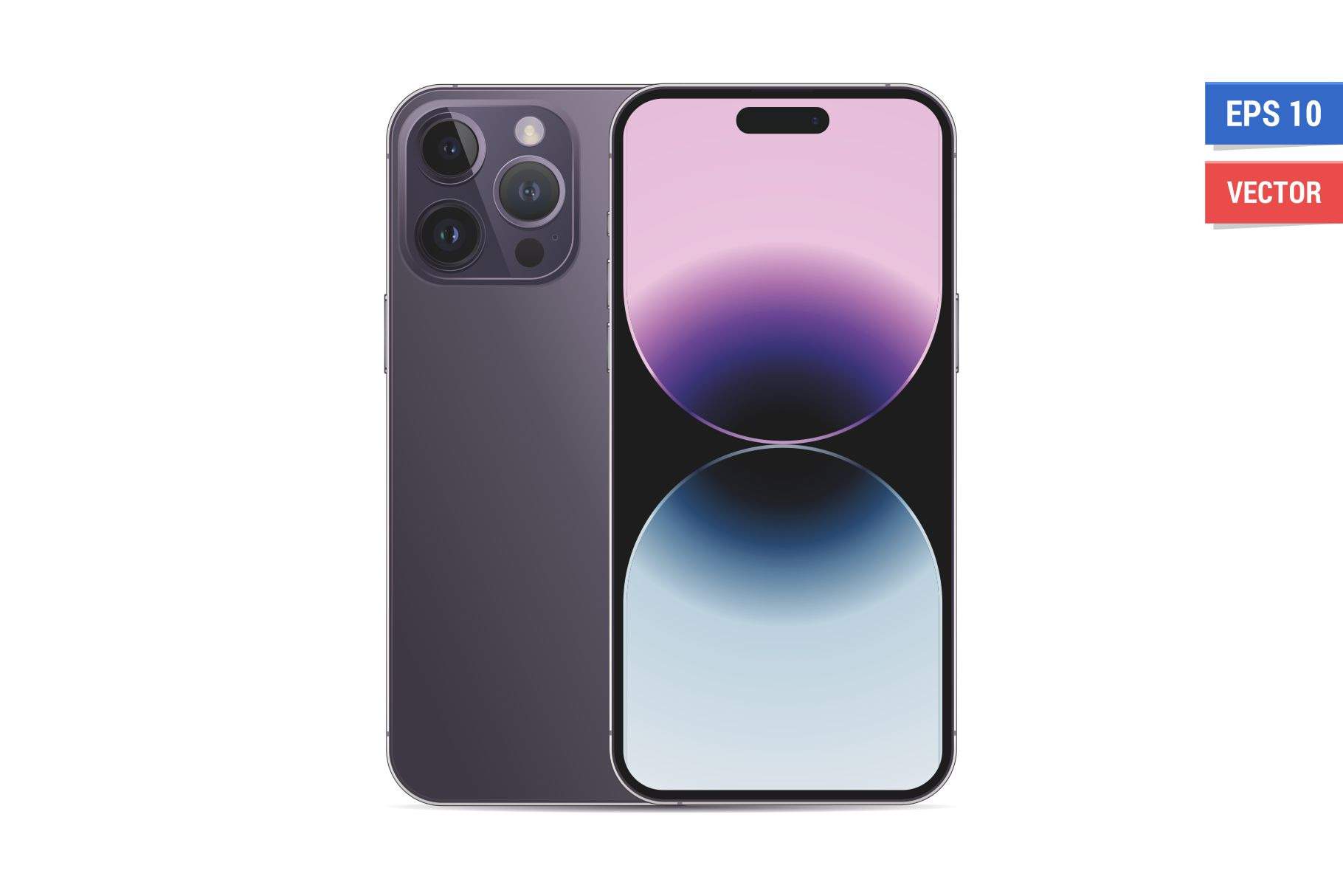 Mockup Apple iPhone 14 Pro Max, an iPhone Mockup by karetniy