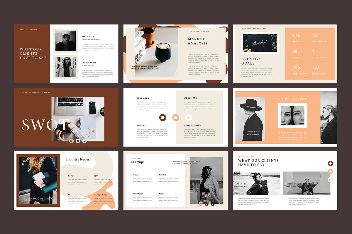 Noire - PowerPoint Template, a Presentation Template by Bervisual ...