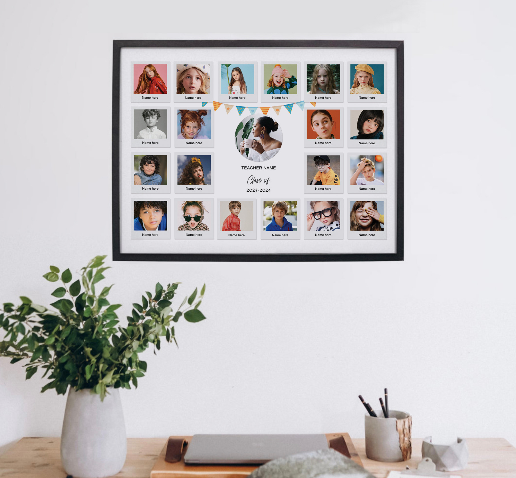 Class Photo Collage Template | Poster Templates ~ Creative Market