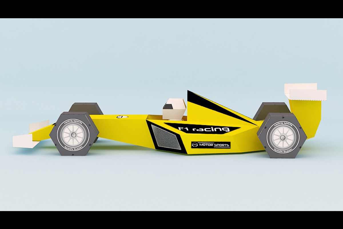 DIY Formula One Car - 3d papercraft, a Templates & Theme by PAPER amaze ...