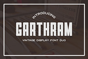 Garthram Font Duo, a Sans Serif Font by Bart Wesolek