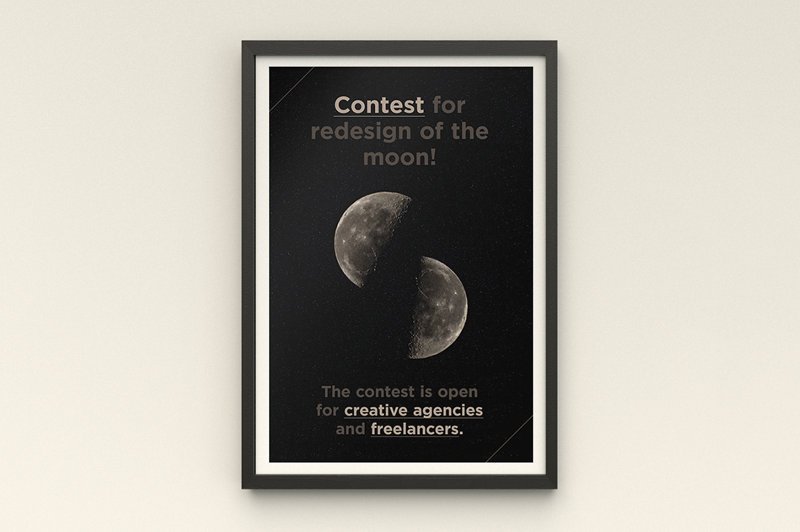 Redesign of the Moon (Poster-Flyer), a Flyer Template by Vepix