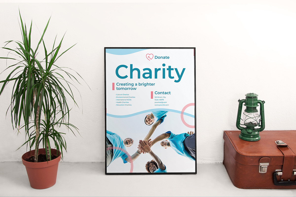 Charity Print Pack, a Poster Template by TemplatesNow!