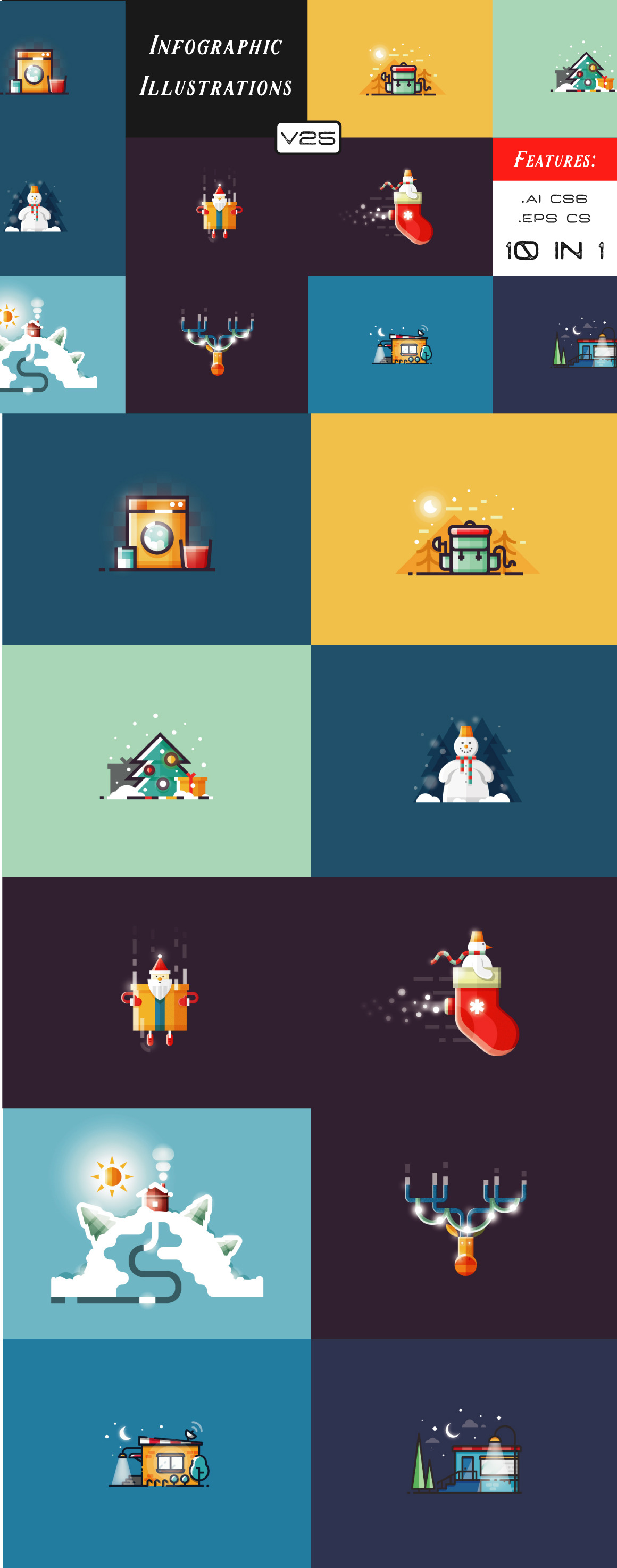 Infographic illustrations (v25), an Illustration by Infographic Paradise