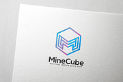 Mine Cube Logo | Branding & Logo Templates ~ Creative Market
