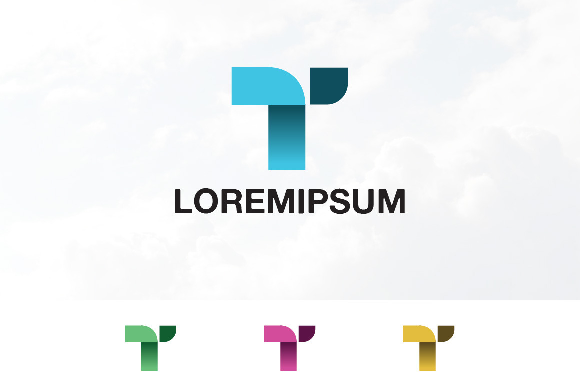 Simple T Letter Initial Logo, a Branding & Logo Template by jongcreative