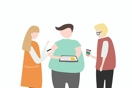 set of human avatar vector, a Person Illustration by rawpixel