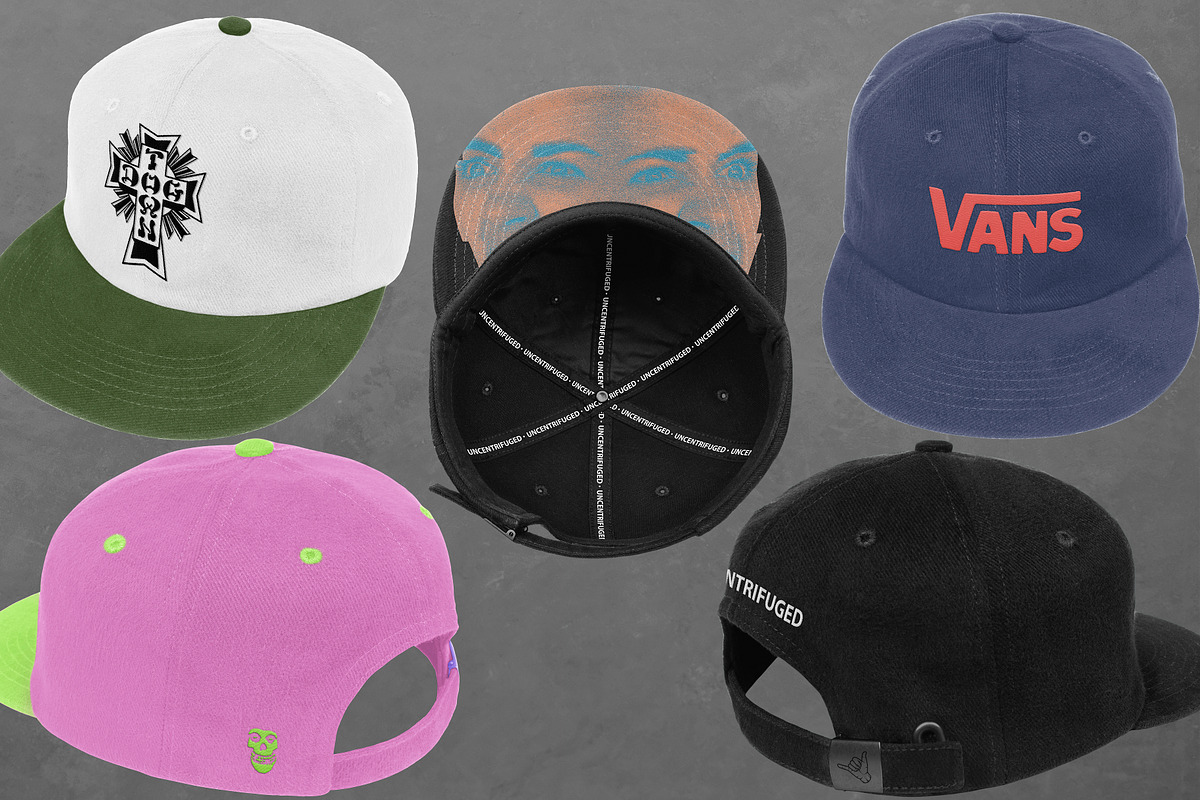 Realistic Snapback Hat Mockup 2, a Hat Mockup by Uncentrifuged Pressure ...