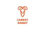 Carrot Rabbit Logo, a Branding & Logo Template by Last Spark