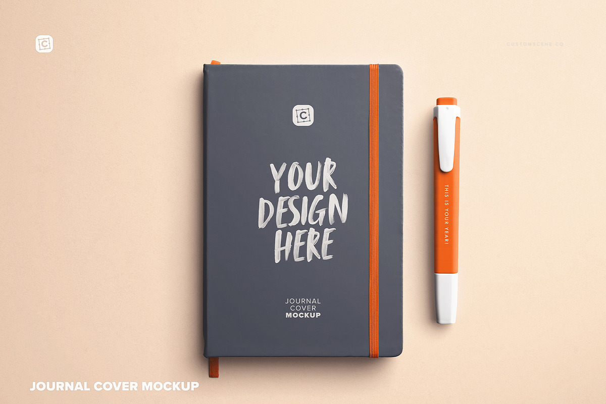 Digital Journal Creator, a Books & Magazine Mockup by Custom Scene