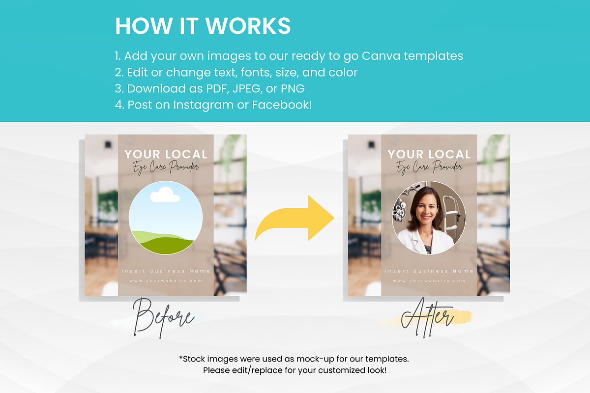 60 OPTOMETRY Instagram Templates