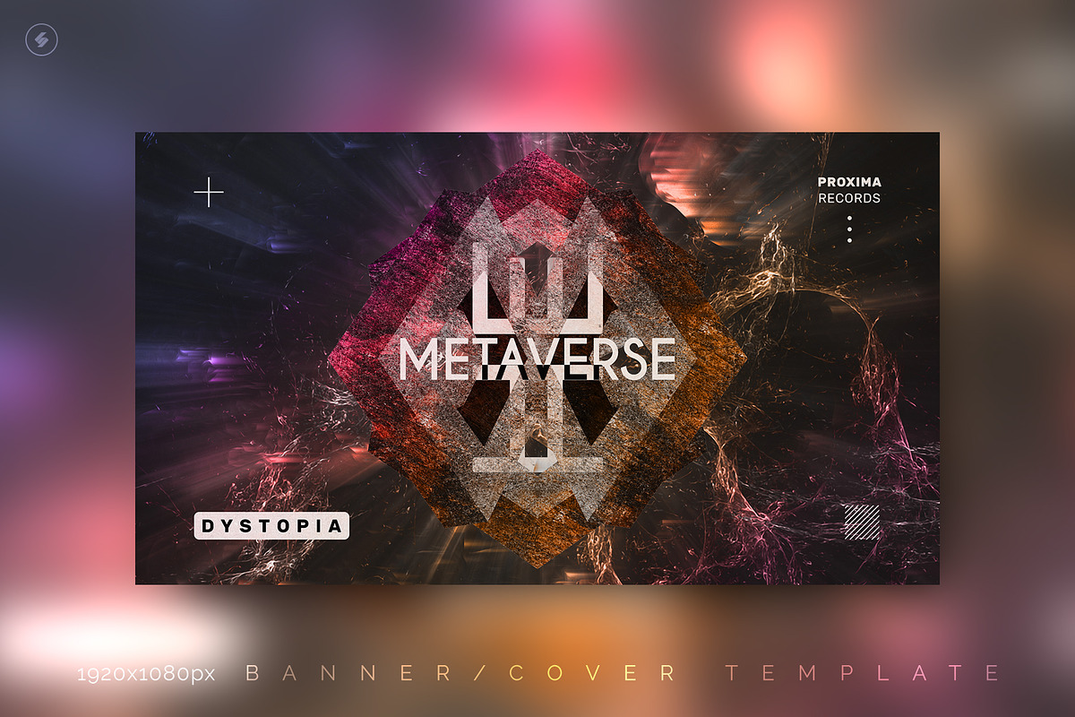 Metaverse – Music Album Cover Template