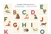 Kids Animal Alphabet and Letter Cards