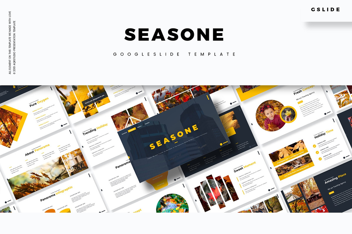 Seasone - Google Slides Template, a Presentation Template by AQR Studio