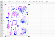Music Printable Stickers