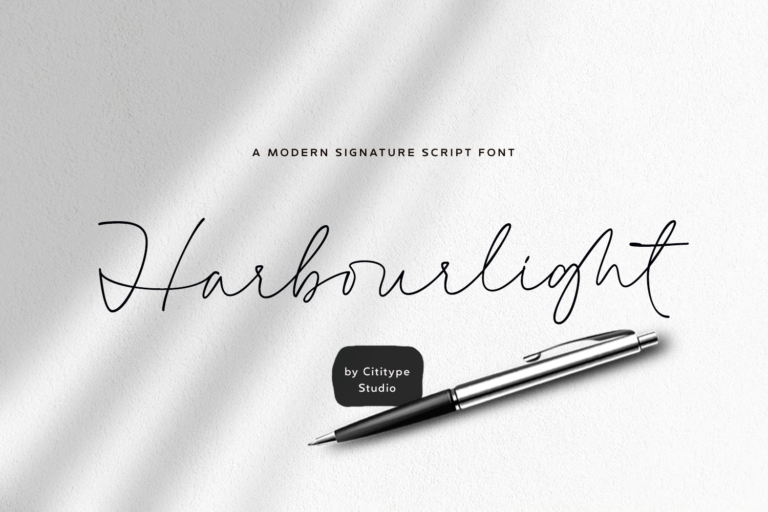 Harbourlight - Modern Signature Font