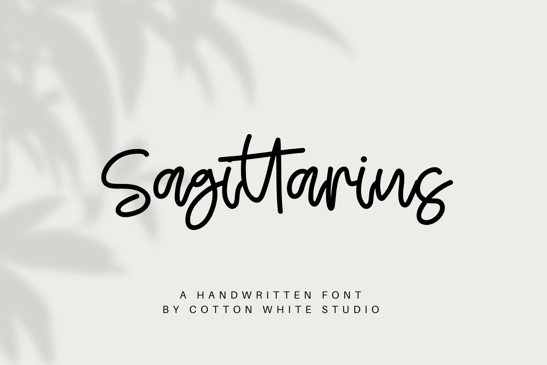Sagittarius Messy Handwriting, a Script Font by Cotton White Studio